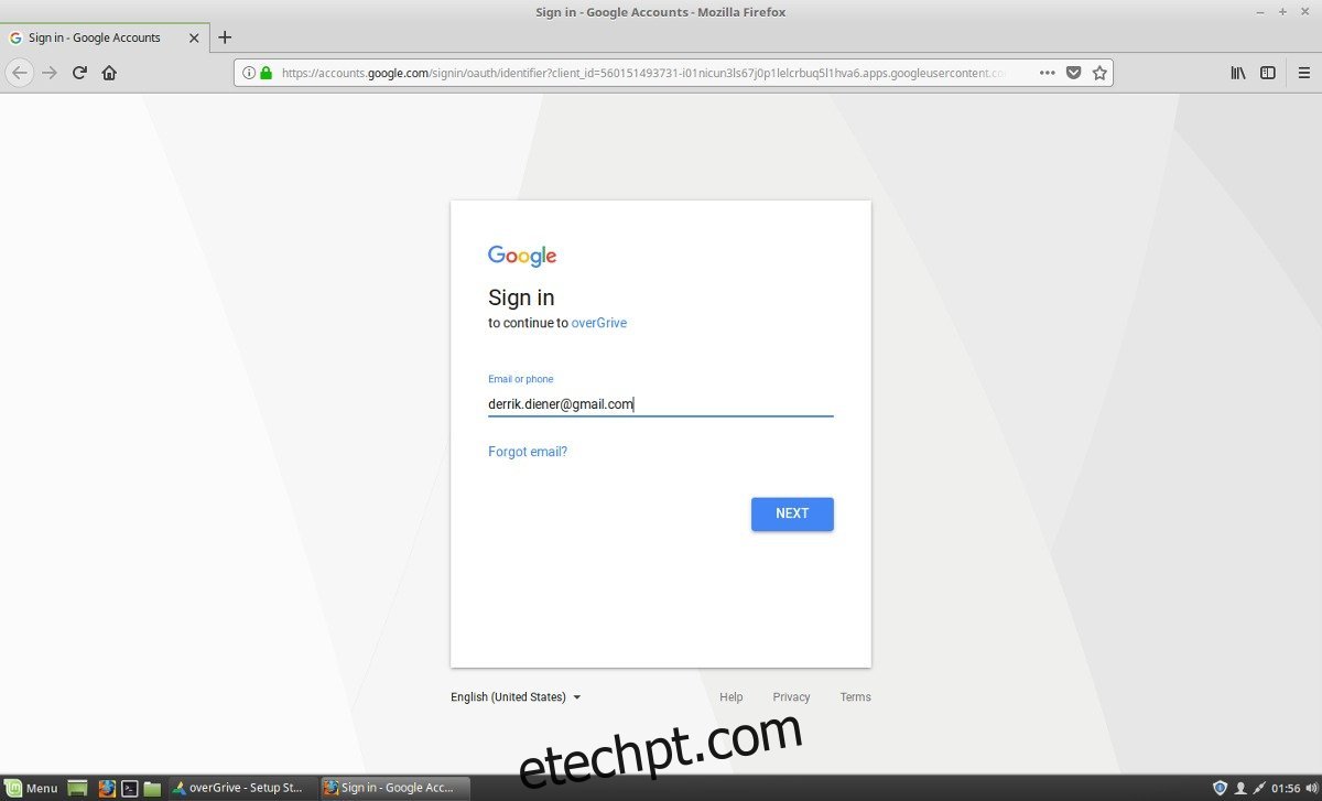 Como sincronizar o Google Drive no Linux com OverGrive - etechpt.com