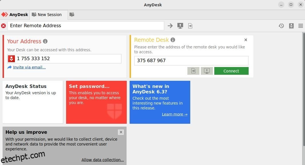 Como instalar e usar AnyDesk no Linux - etechpt.com